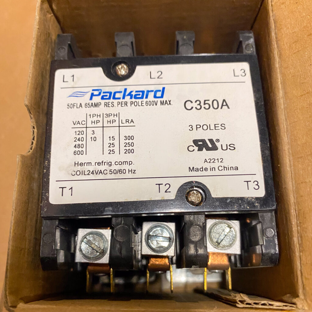 Packard Magnetic Contactor C350A – Home AC Parts