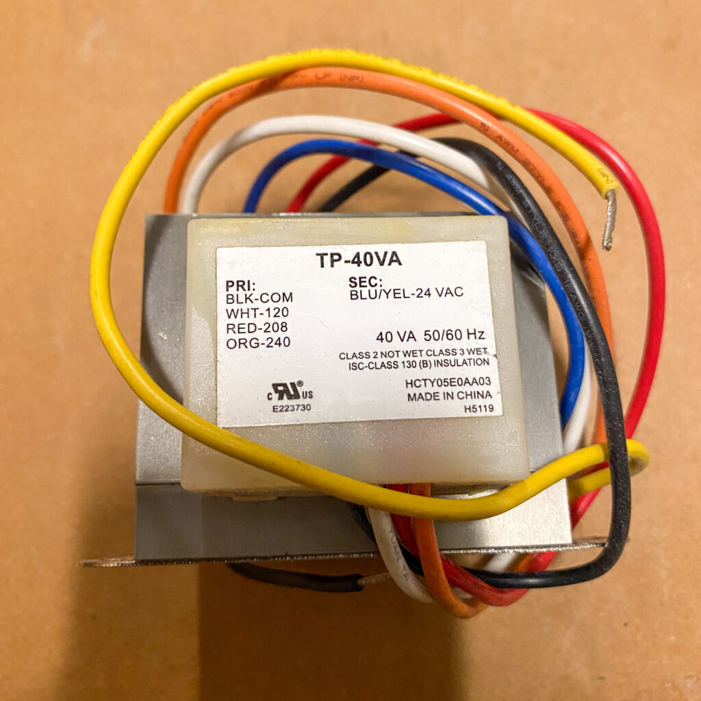 TP-40VA Transformer – Home AC Parts